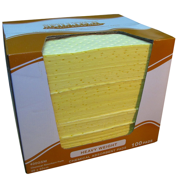 SpillTech® Chemical Absorbent Pads - 400GSM - Rifft Safety Solutions