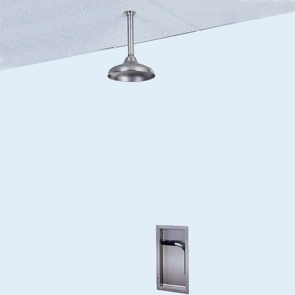 Recessed Emergency Shower, Exposed Shower Head - Rifft Safety