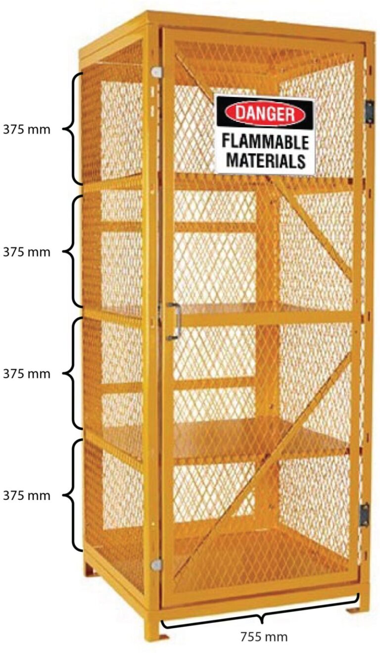 AS4332 Class 2 Aerosol Storage Cage – 400 Cans - Rifft Safety